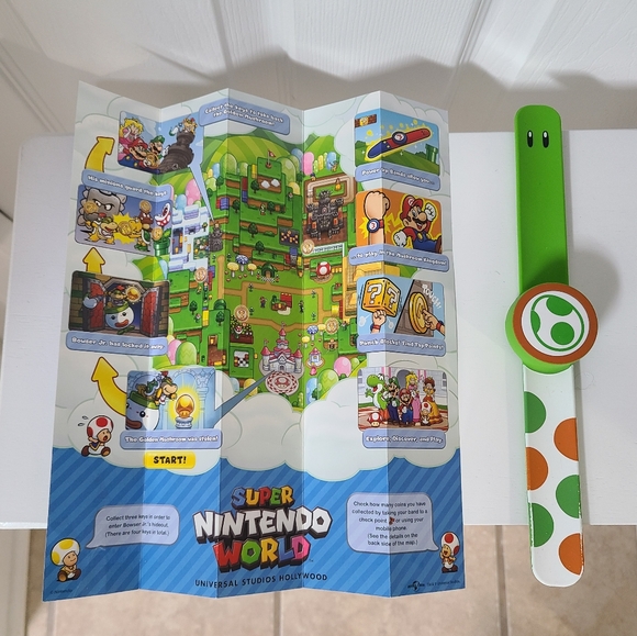 Nintendo | Toys | Super Nintendo World Powerup Band Prewowned Yoshi ...
